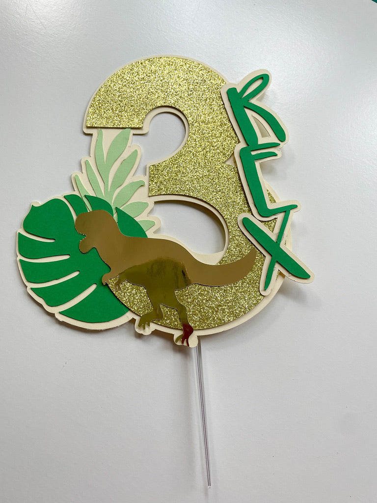 3 Rex Cake Topper – Made.it Party